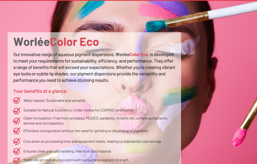 Worlée unwraps aqueous pigment dispersions range